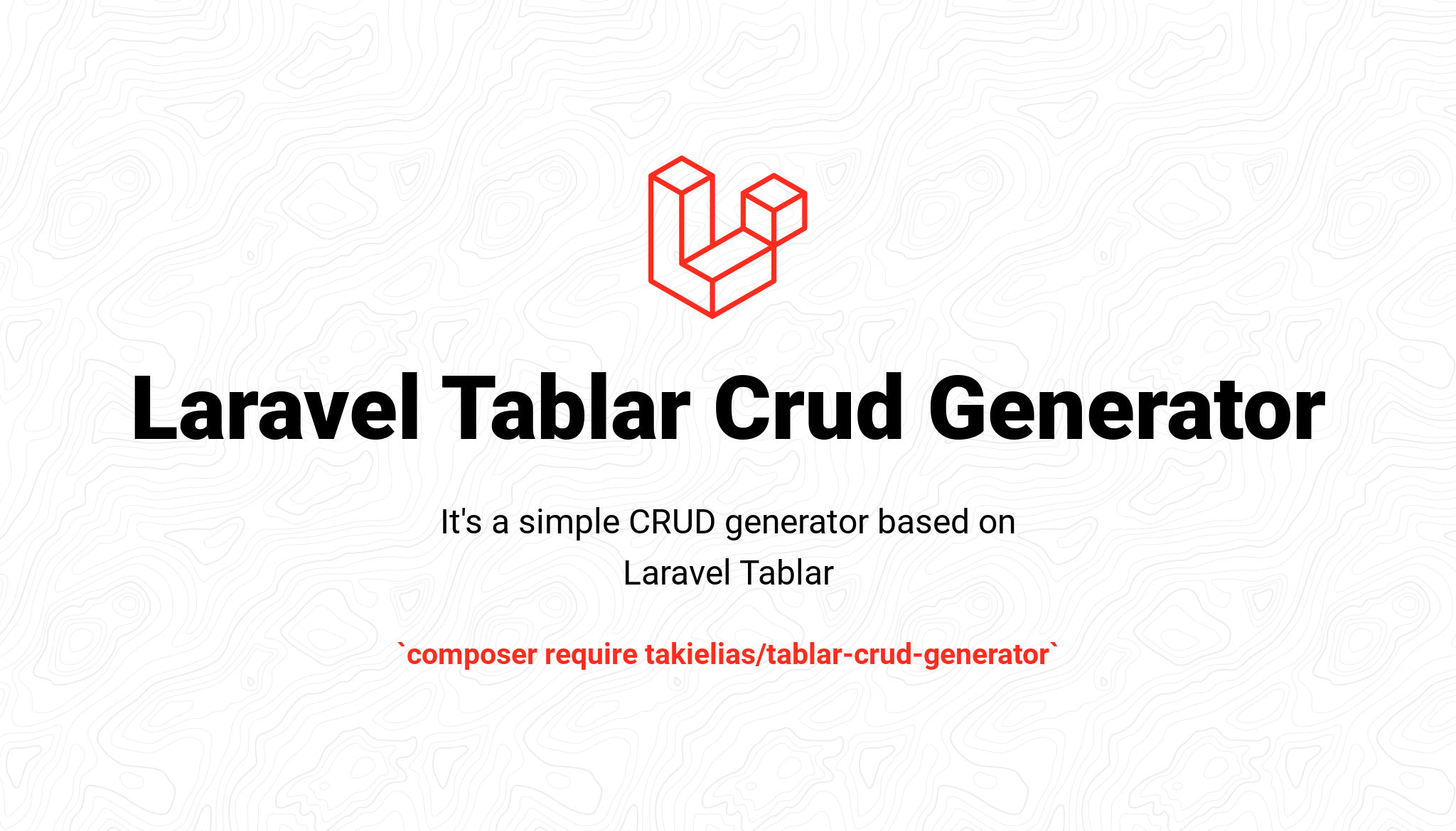 GitHub - takielias/tablar-crud-generator: Simple CRUD generator Based ... GitHub - takielias/tablar-crud-generator: Simple CRUD generator Based ...